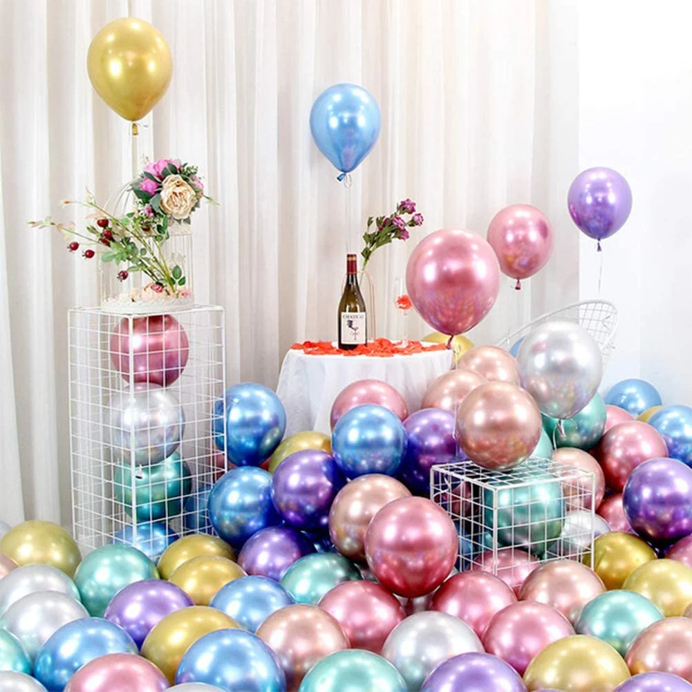 Party Balloons - Chrome Metal Shuai'an Latex Helium Balloons