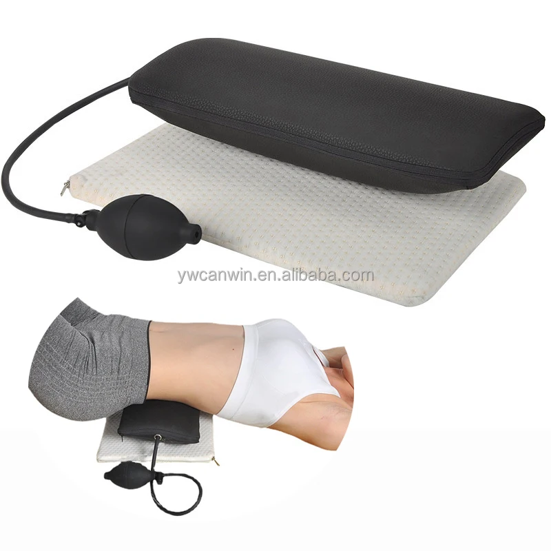Manual Inflatable Spine Pain Relief Back Wrist Massage Cushion Lumbar ...