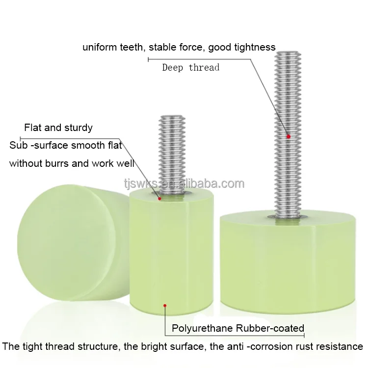 High Quality Male Thread Conical Rubber Buffer Anti-Vibration Cone ...