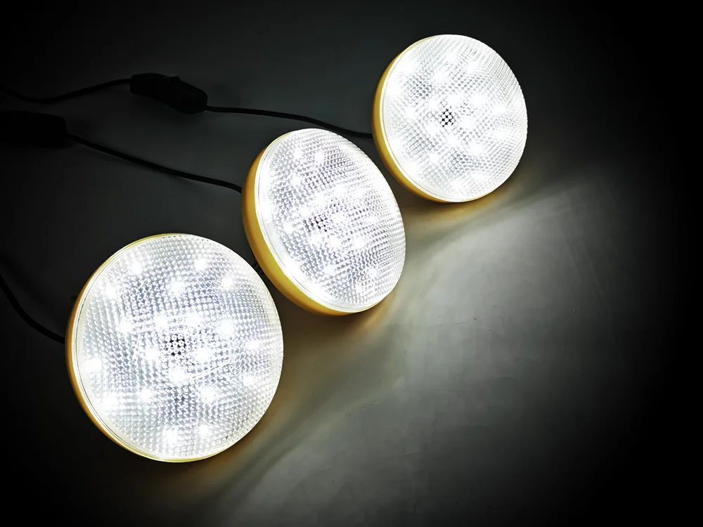 Solar Powered Led Light With 3 Ufo Shaped Ceiling Bulbs Solar Energy ...