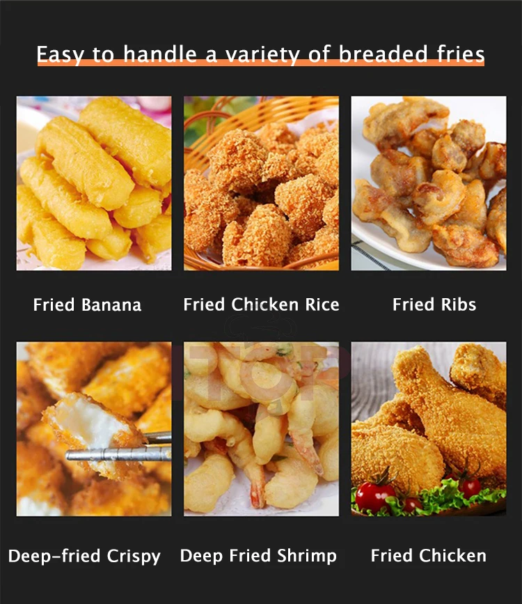 Kfc Equipment Electric Breading Table for Fast Food