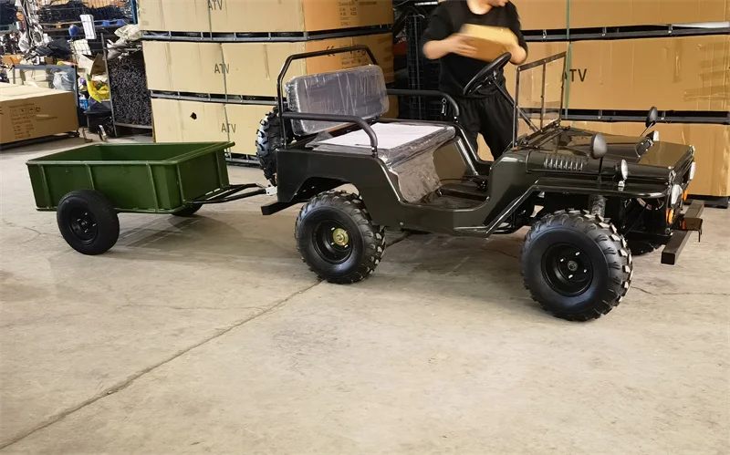 150cc Mini Land Cruiser UTV for Kids - 4WD & CVT Power