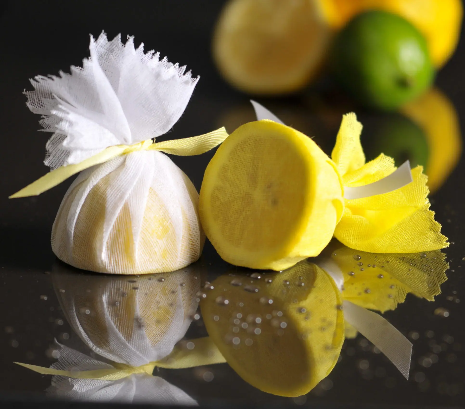 Regency Wraps Lemon Covers with Ribbon, Sustainable & Versatile