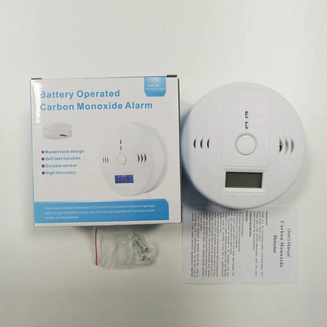 Toxic Coal Smoke Co Gas Leakage Monitor Carbon Monoxide Leak Detector ...