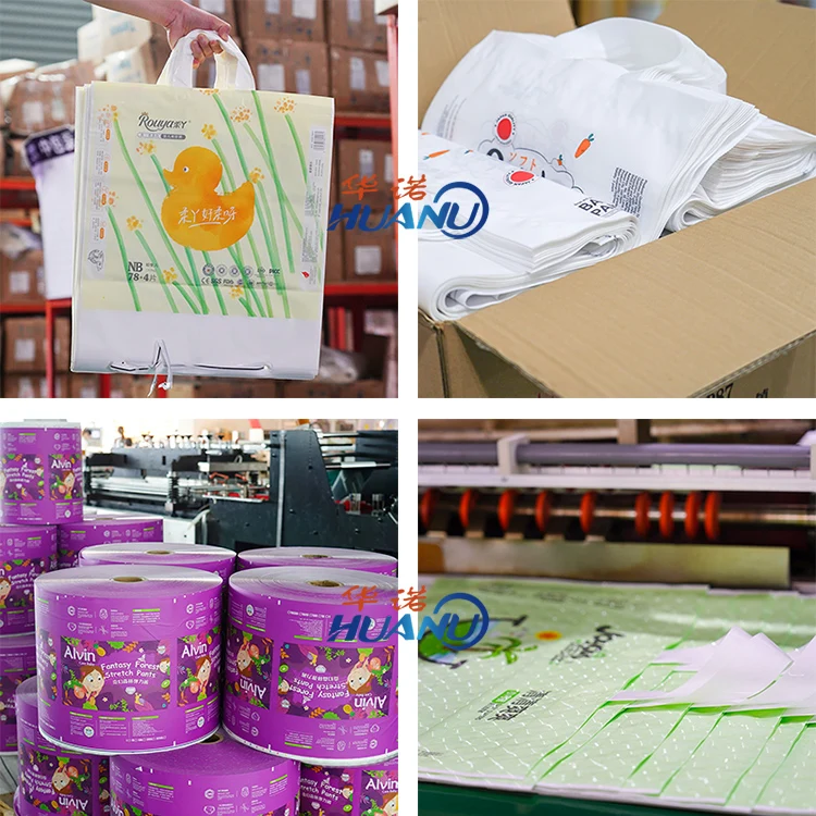 Economical Custom Design Baby Diaper Packing Polybag Pp Opp Cpp Pe Pet Pa Plastic Bag Oem ...