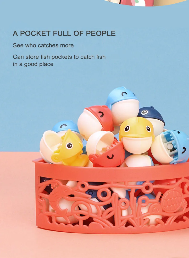 Children's Electric Rotating Magnetic Fishing Toy Multifunctional Music ...