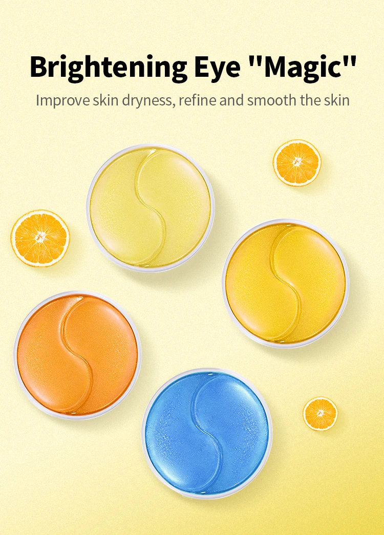 Korea Private Label Eye Patch Collagen Crystal Gel Eye Mask 24k Gold ...