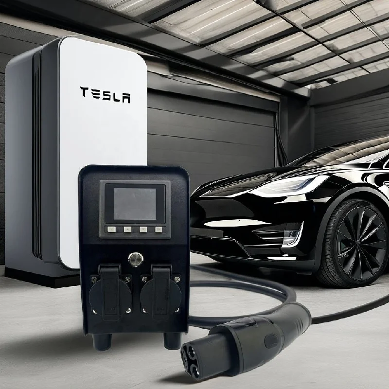 NACS tesla Discharger Versi Eropa Amerika tesla dengan Soket Nema 5-15 ...