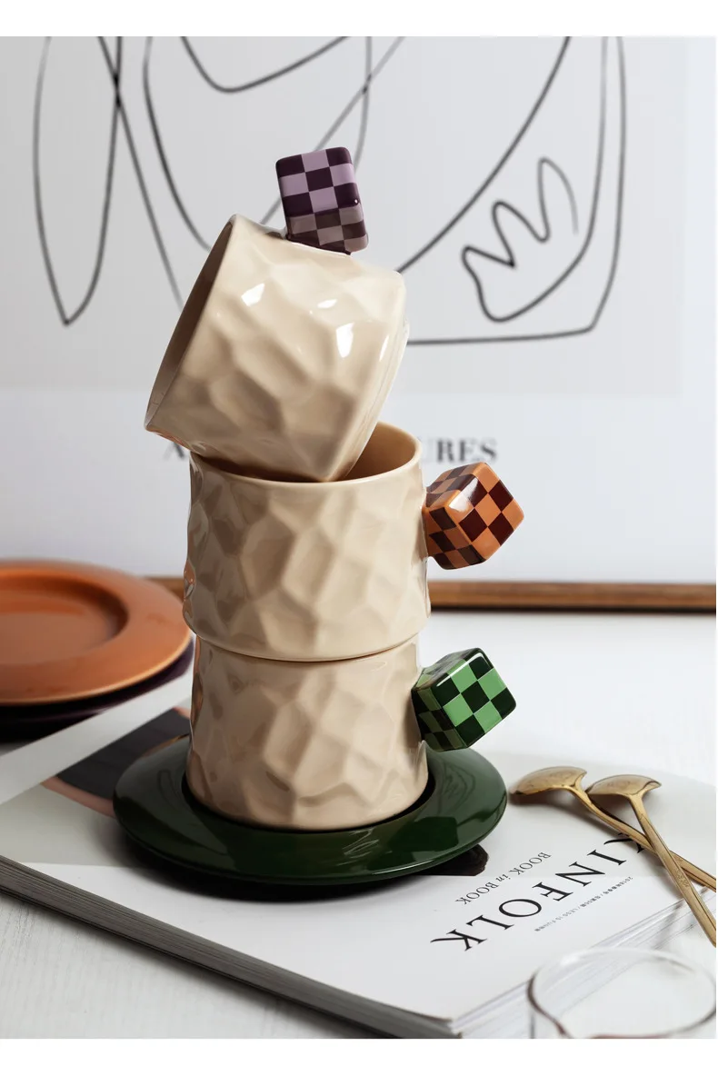 Rubiks Cube Porcelain Espresso Coffee Mug Gift Kitchen Tabletop ...