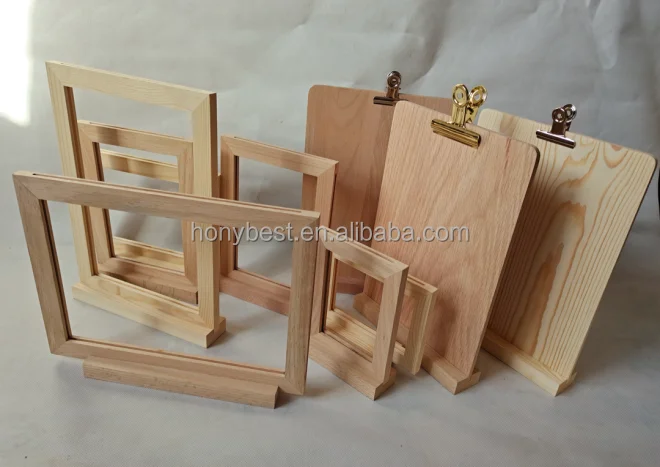 Vintage Custom Clip - A3 A4 A5 Letter Size Wooden Storage Stand