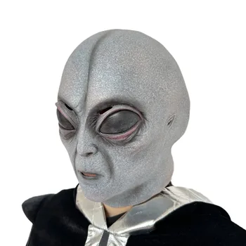 Realistic Alien Face Masks Extraterrestrial Encounter Prank Masks Fun ...