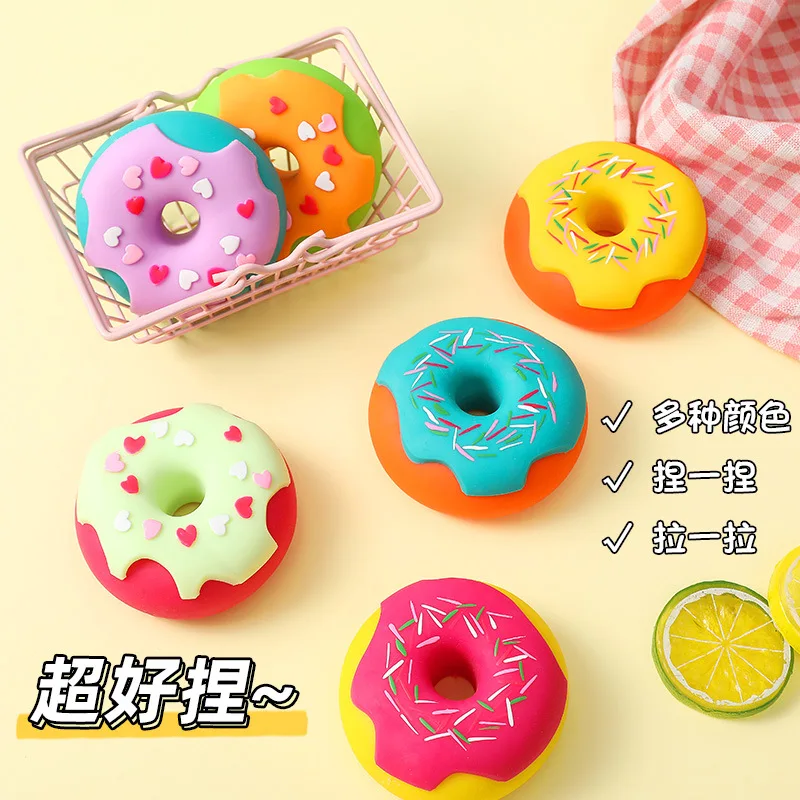 Novelty Toy Donut Squishy Kawaii Squeeze Stress Toys Custom Mochi ...