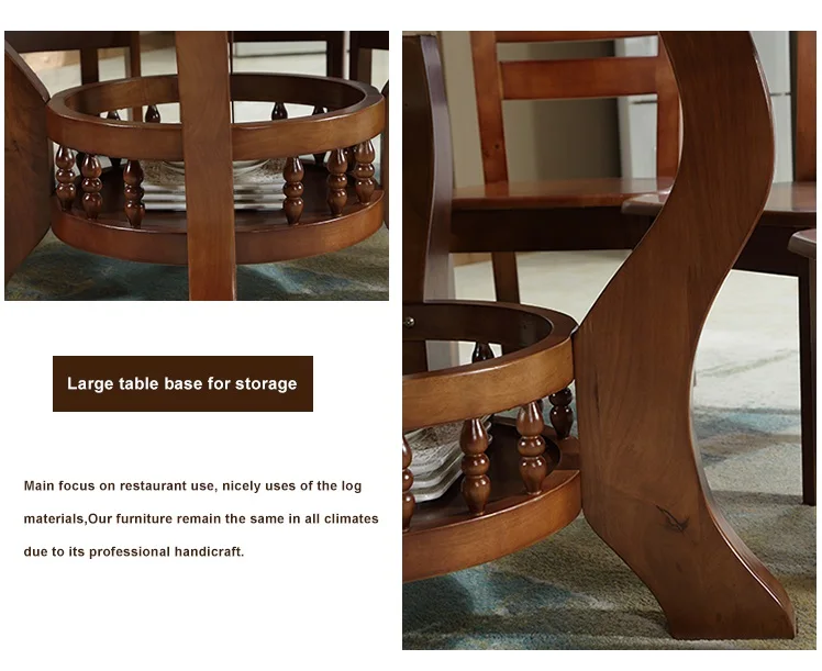 8 Seat Rotating Modern Round Wooden Dining Table And Chair Set 8 Seater ...