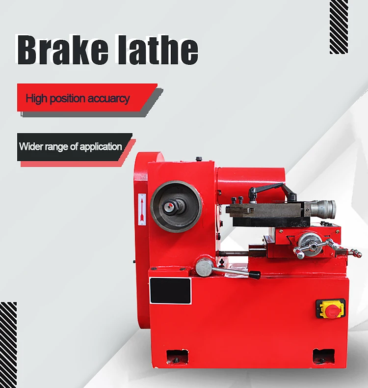 Conventional Metalworking Metal Combination Disc Drum Brake Lathe Machine