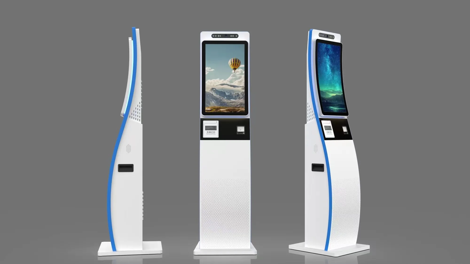 Floor Stand Touch Kiosk Android Windows 15.6 21.5 32 Inch Self-service ...
