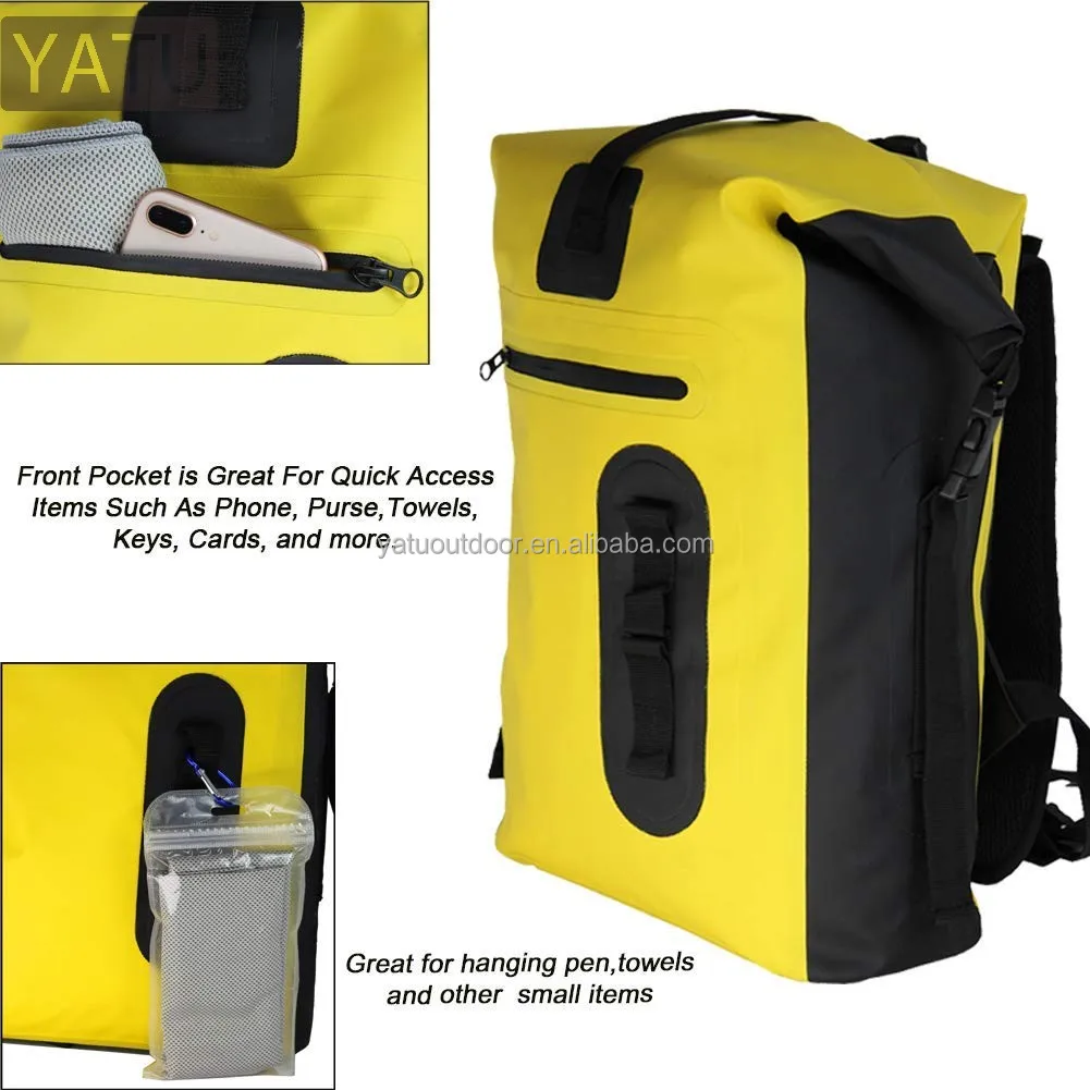 500D PVC Tarpaulin 10L 15L 20L 30L Camping Hiking Climbing Bag Fully ...