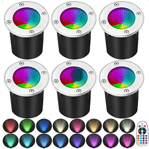 Durlite Outdoor Waterproof 12V Garden InGround Lamp Color Changing IP67 ...