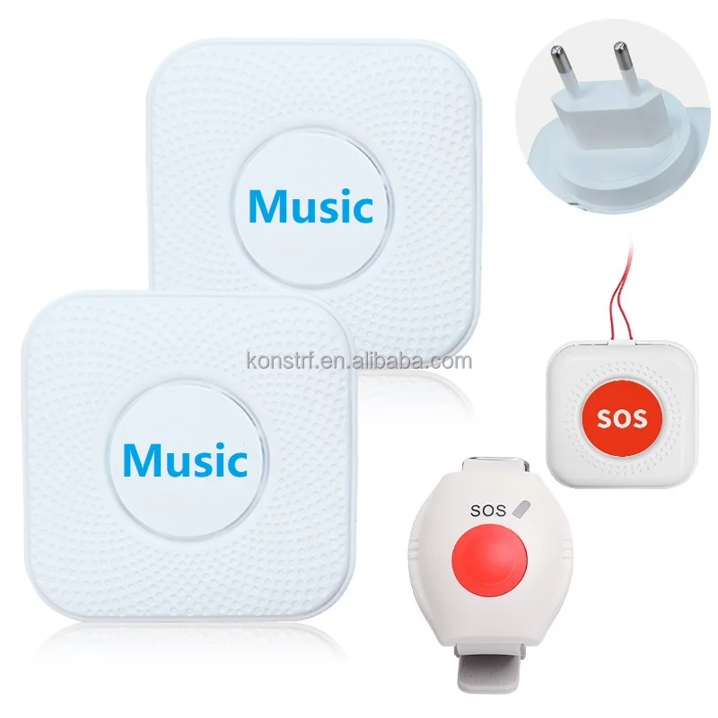 Elderly SOS Emergency Button - Reliable Wristwatch Alarm