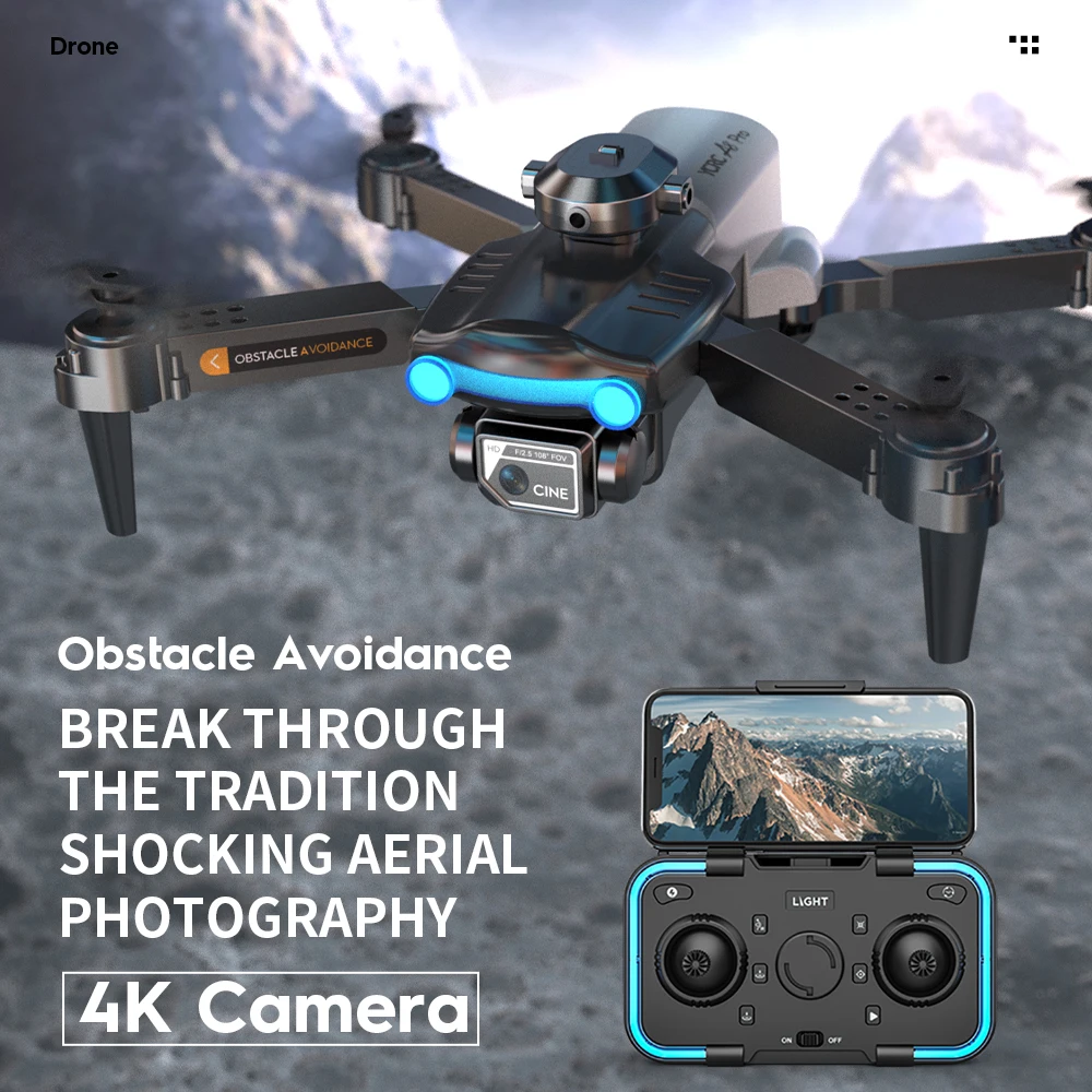 New A8 Pro Folding RC 8K Camera Fpv Drone Aircraft Toy Wireless WiFi ...