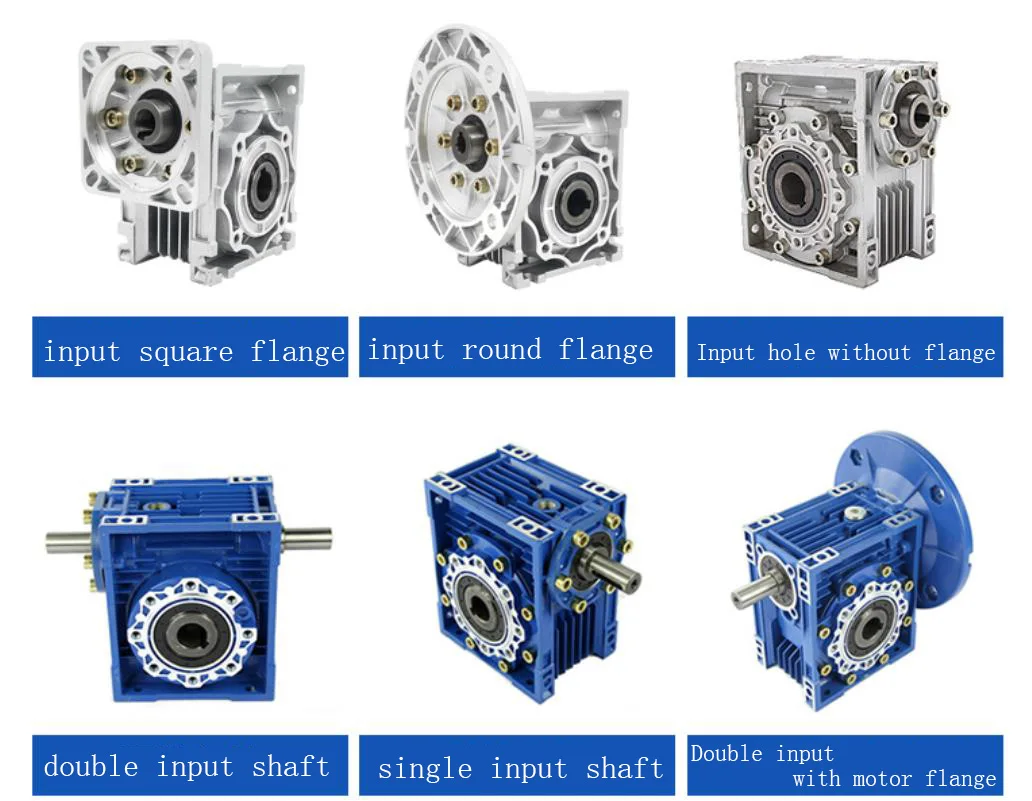 12v 2000rpm 500w Gear Motor NMRV50 with 24v Dc Servo Motor