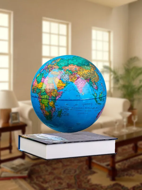 Floating Magnetic Levitation Earth Globe Levitating Globe With Book ...