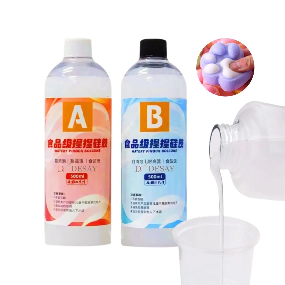Diy Crafting With Squishy Silicone Gel Resin 1:1 Ratio Ab Glue For ...