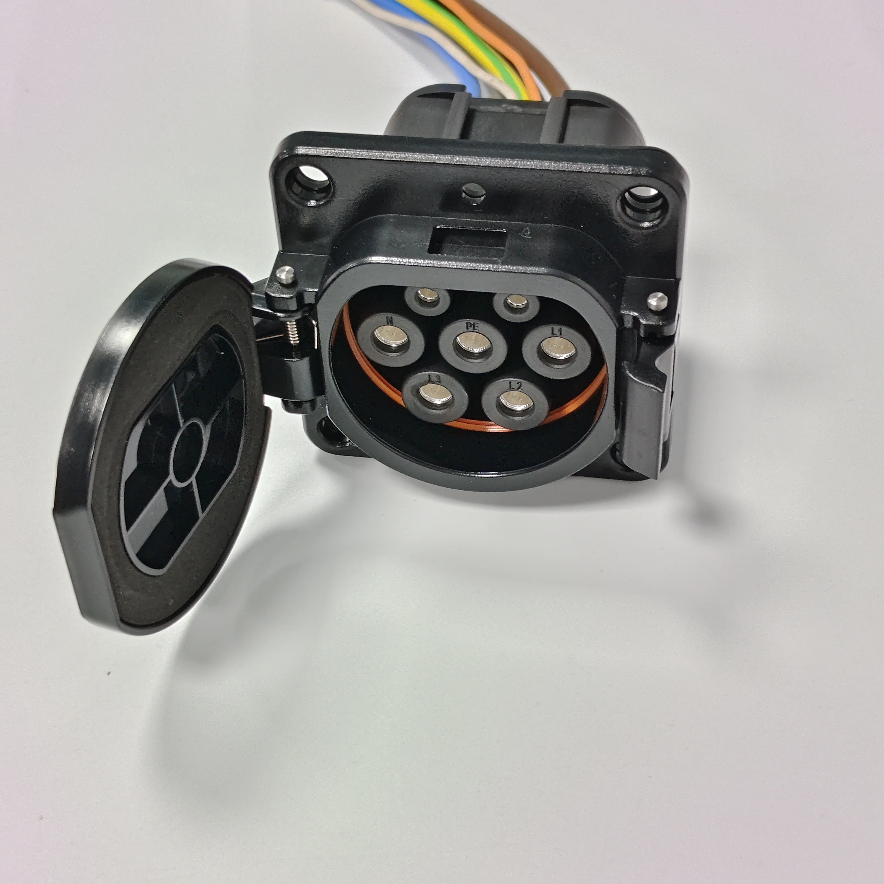 Vehicle End GB/T Charging Socket 250A DC GBT Socket Connector EV Car