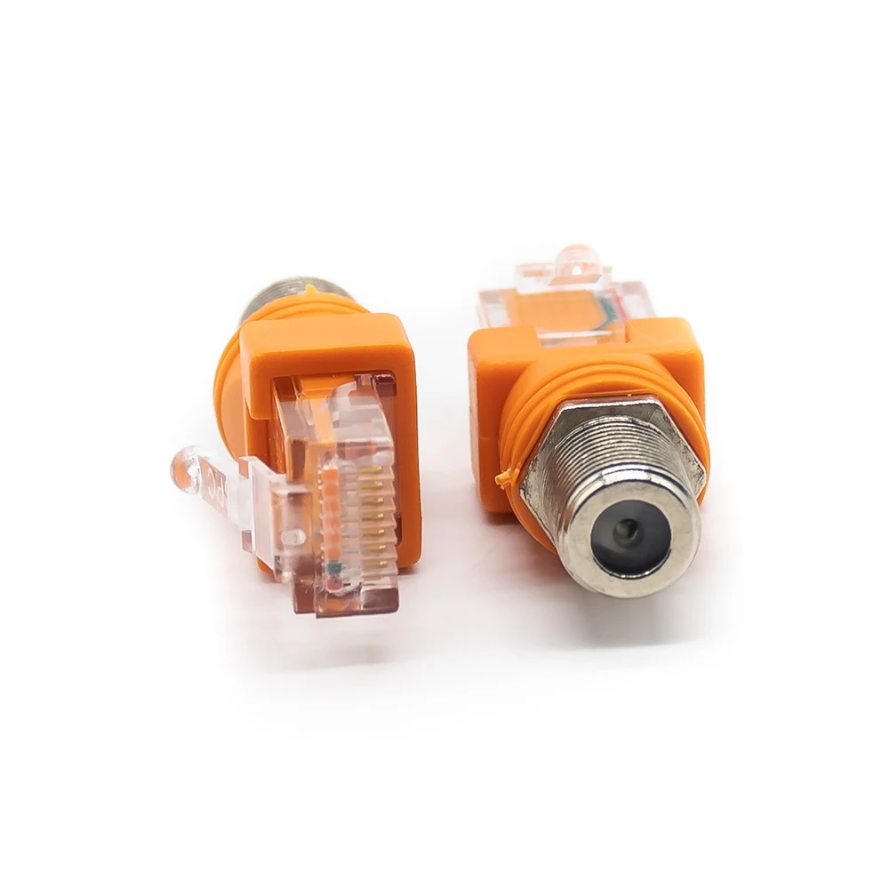 Bnc F To Rj45 Connector Adapter Rf Coaxial Connector - Buy Bnc Rj45 F/f ...