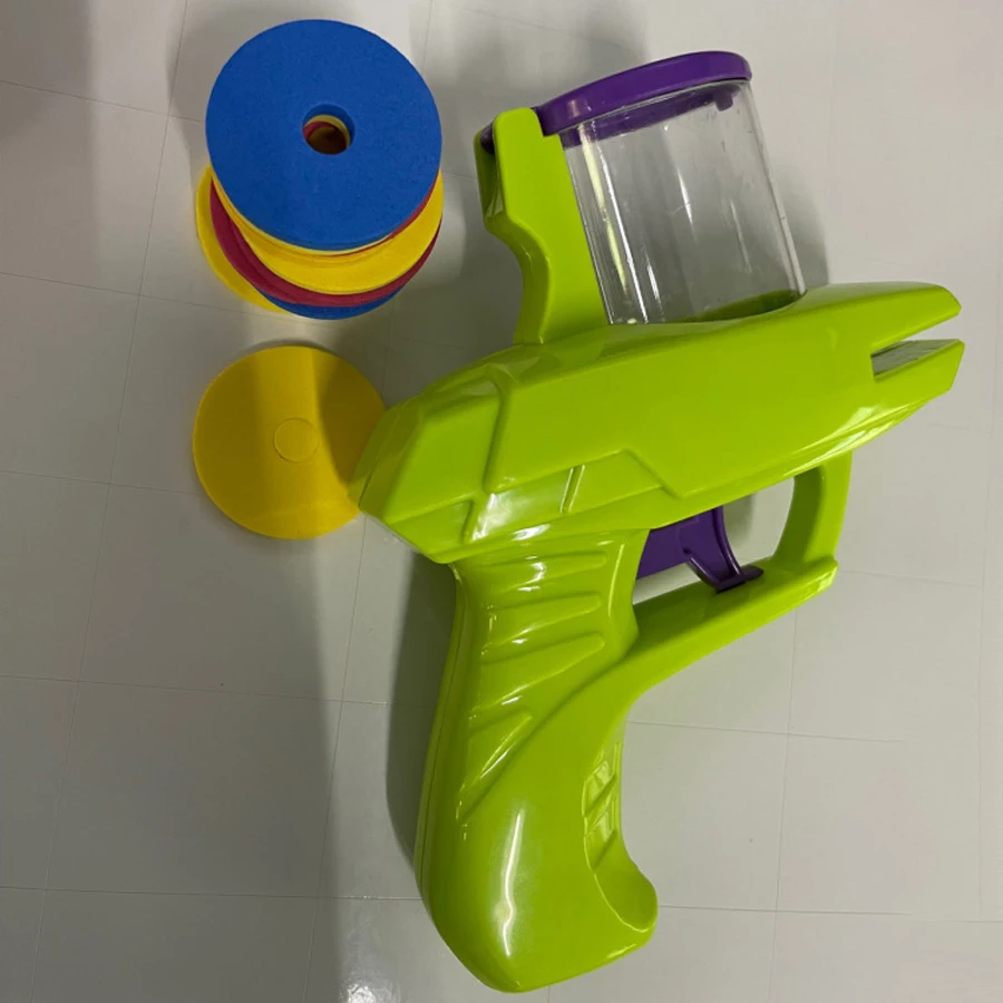 Kids Outdoor Game Gun Toy - Cheap Price Foam Disc Launcher