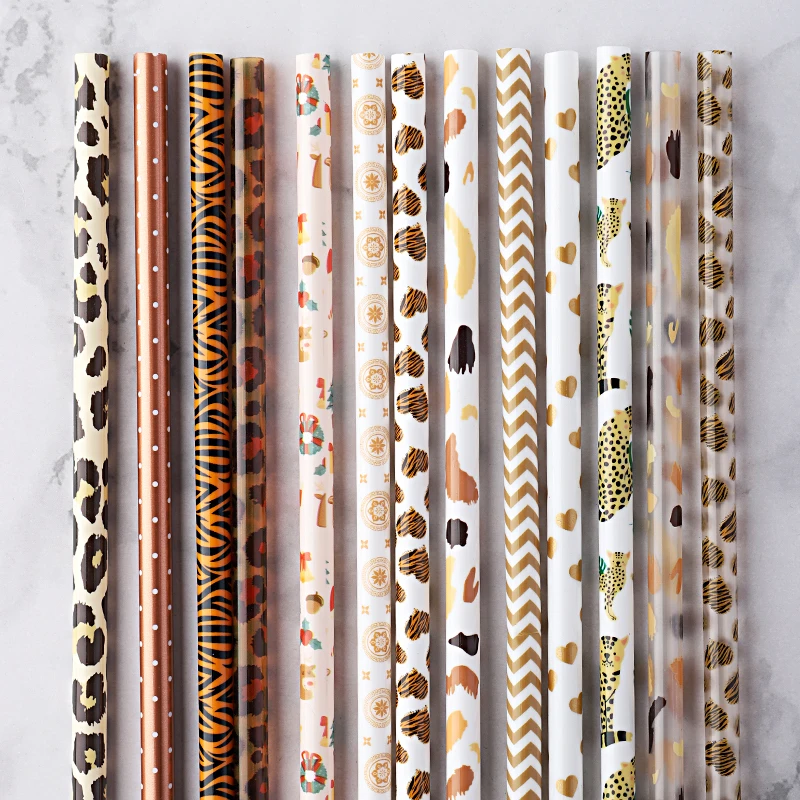 Reusable Rose Red Carton Straw - Eco-Friendly & Customizable