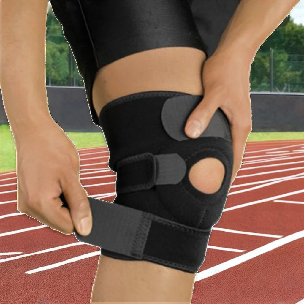 Adjustable Open Patella Stabilizer Meniscus Tear Protector Neoprene ...