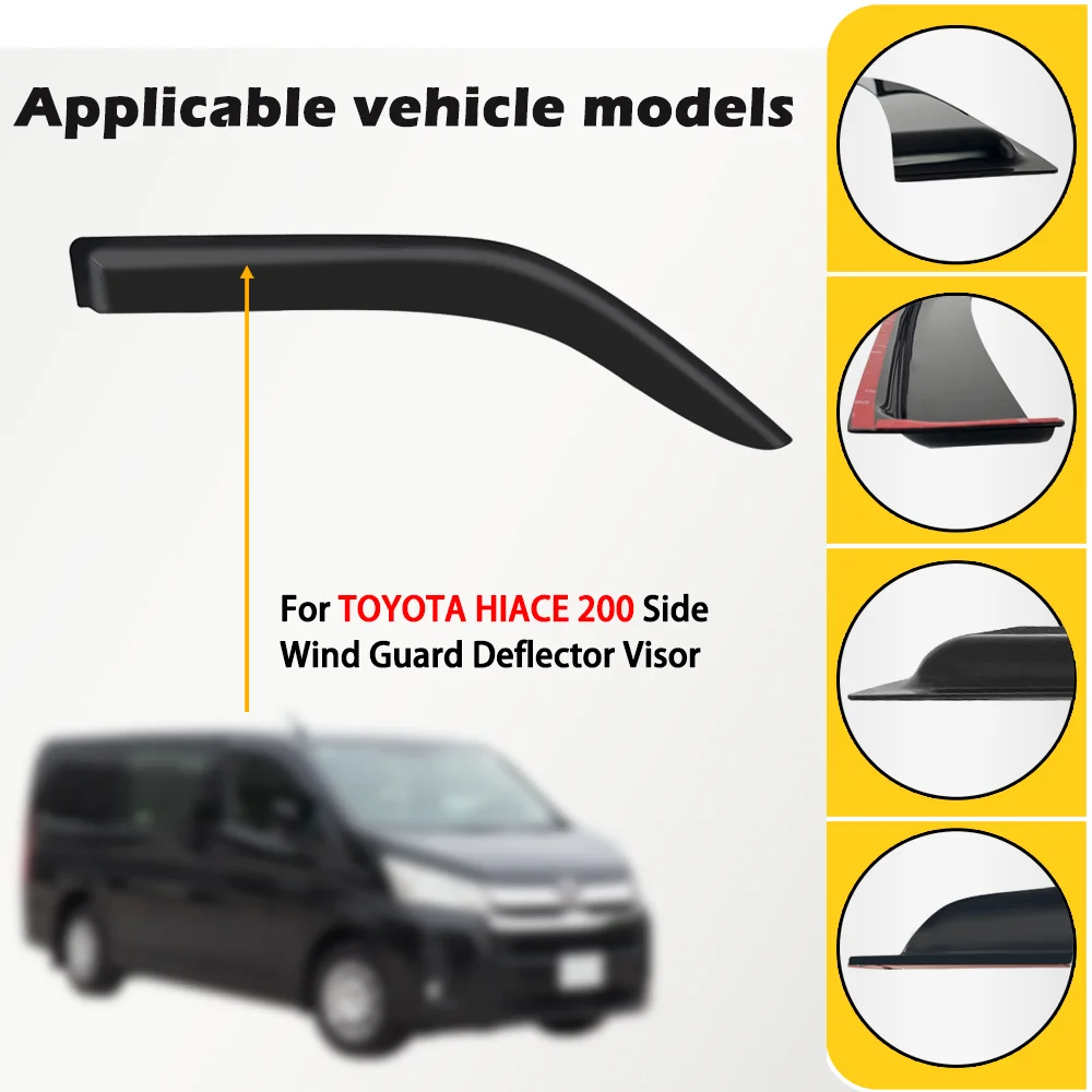 Toyota HIACE 200 Side Wind Guard Deflector Visor Accessories