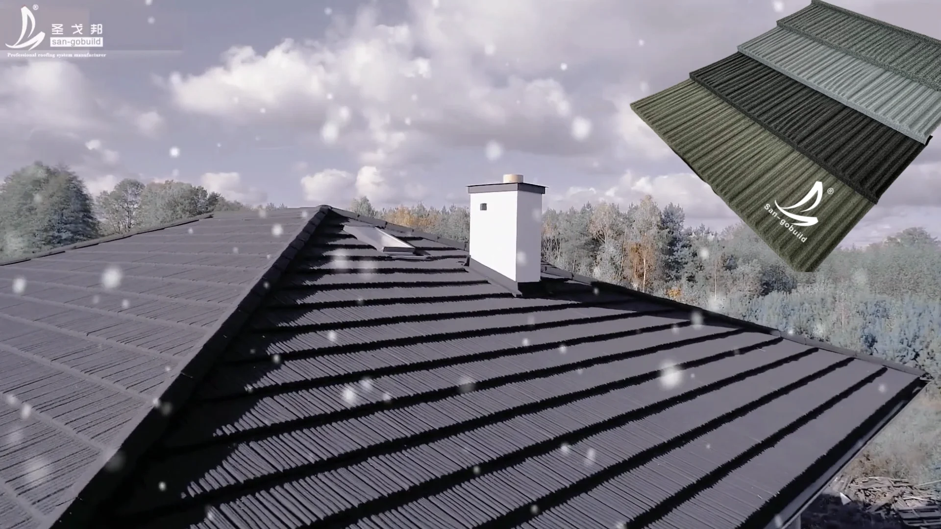 Us Standard Metal Roof Tile,Anti-corrosion Stone Coated Step Tiles ...