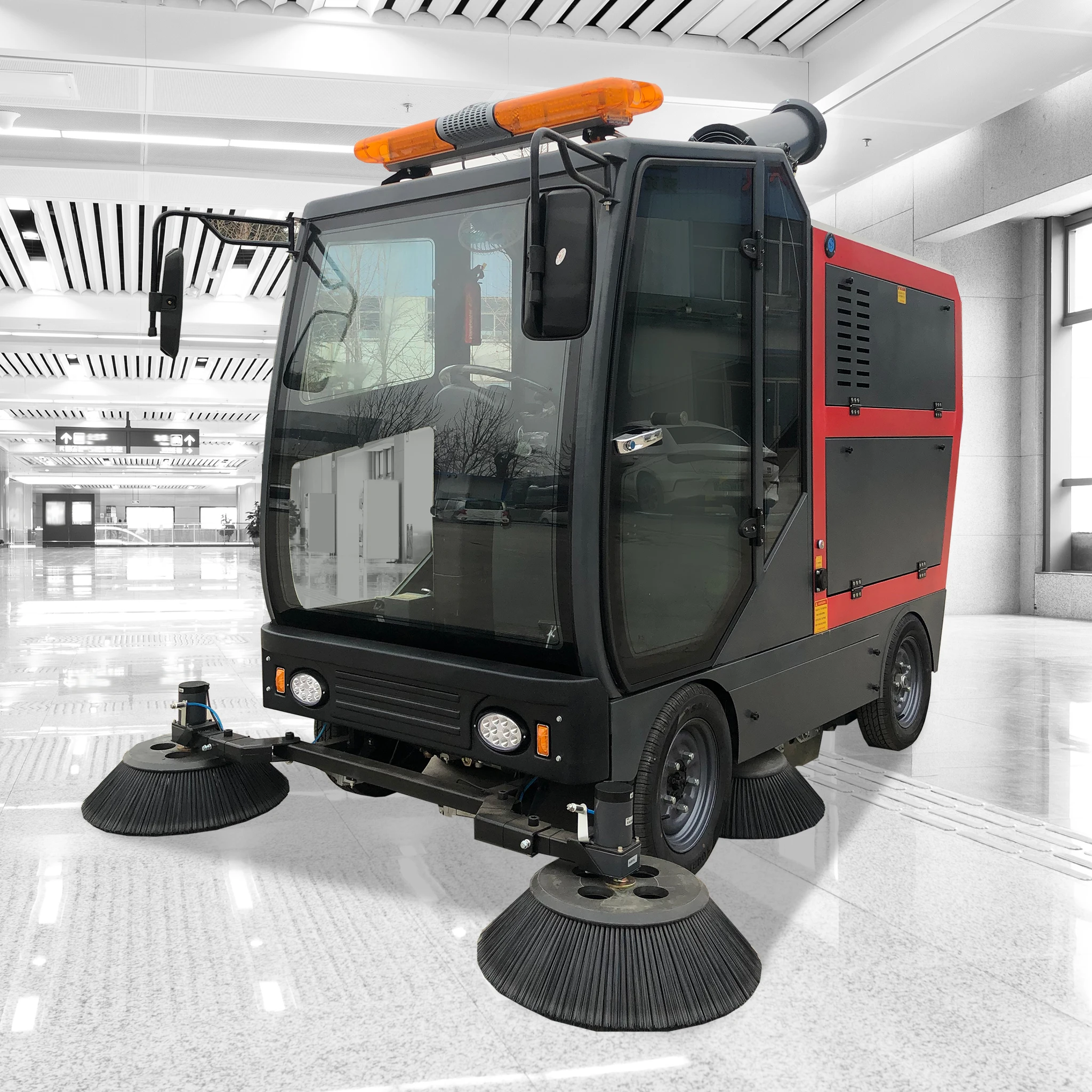 New Industrial Sweeper Fully Closed Automatic Road Sweeper Export High ...