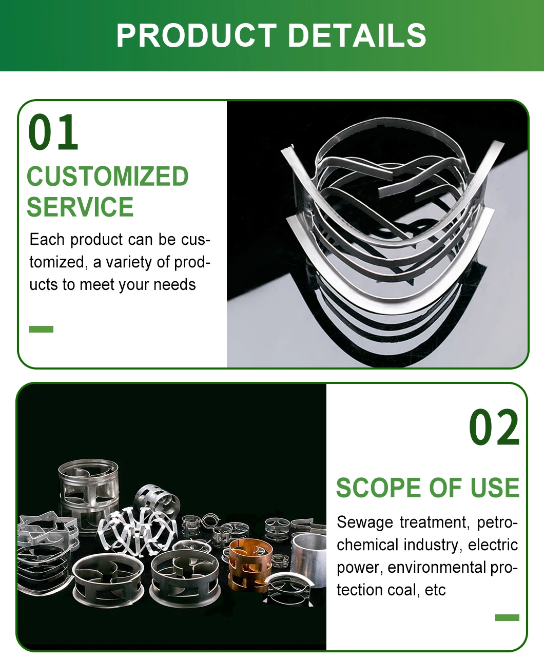 Metal Random Packing Intalox Saddles Ring SS304 SS316 Imtp Metal ...