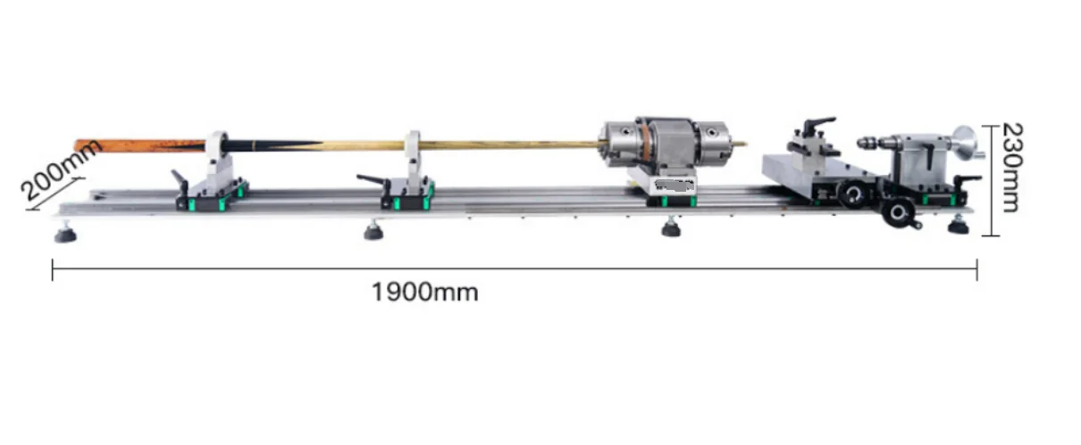Double Head Double Track Pool Cue Repair Lathe Machine