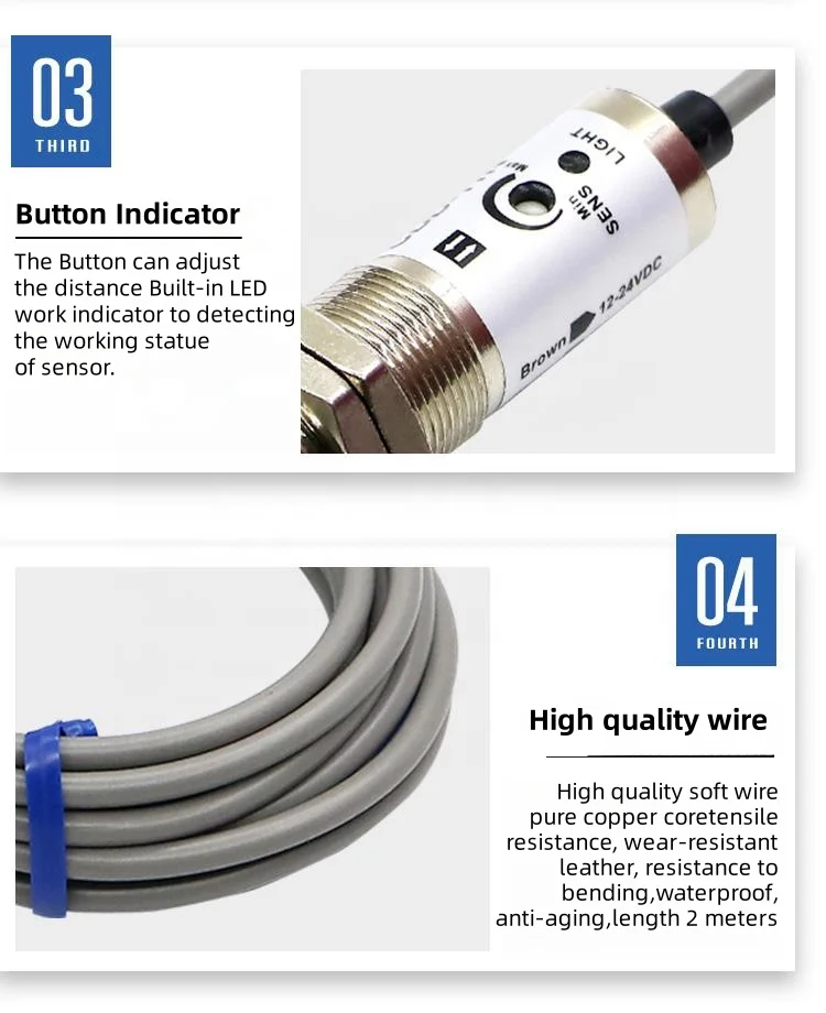 CDD-40P Photoelectric Sensor - 40CM Diffuse Reflective