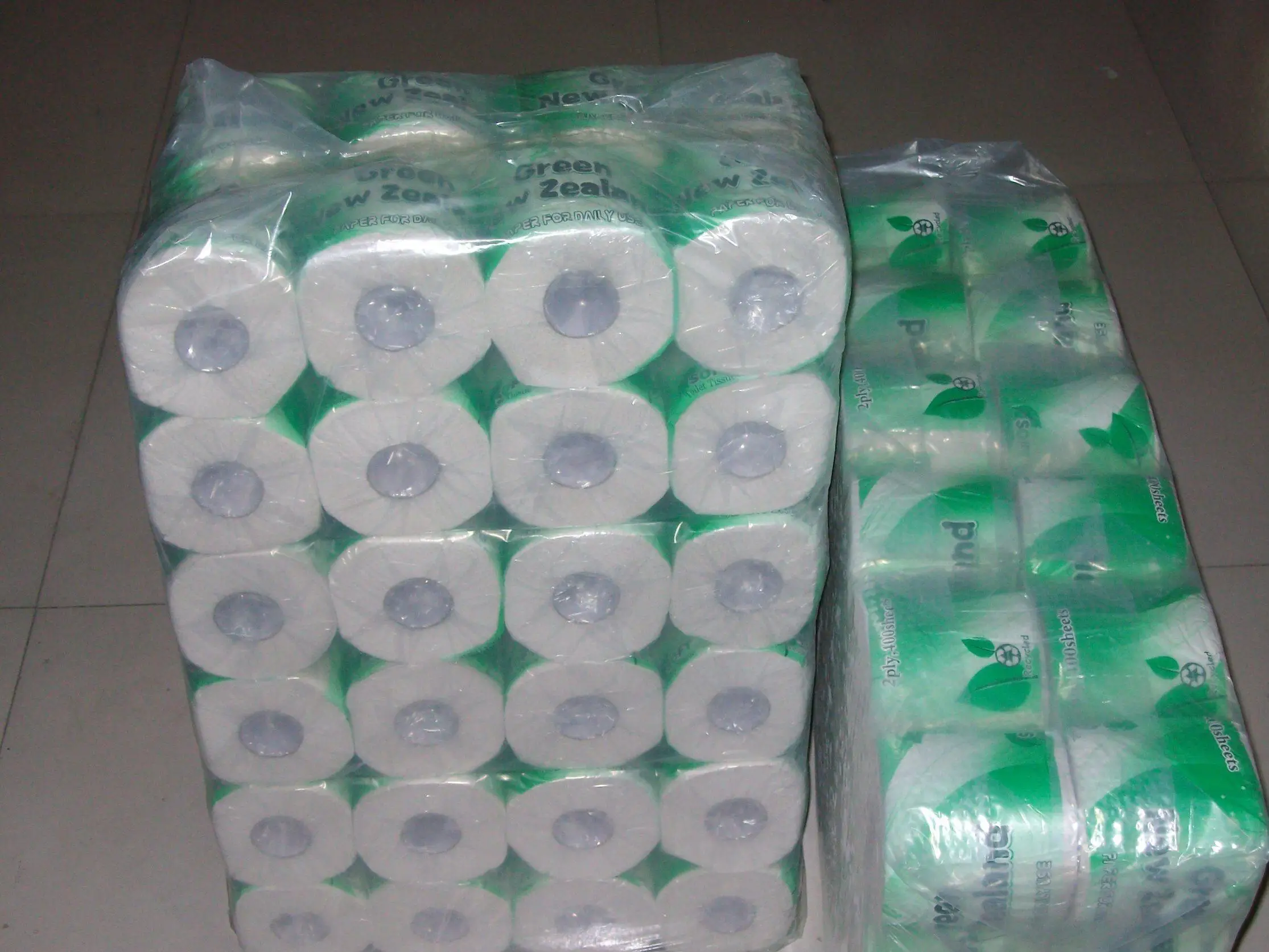 Flushable Individual Paper Wrapper Hygienic Bathroom Toilet Tissue Roll ...