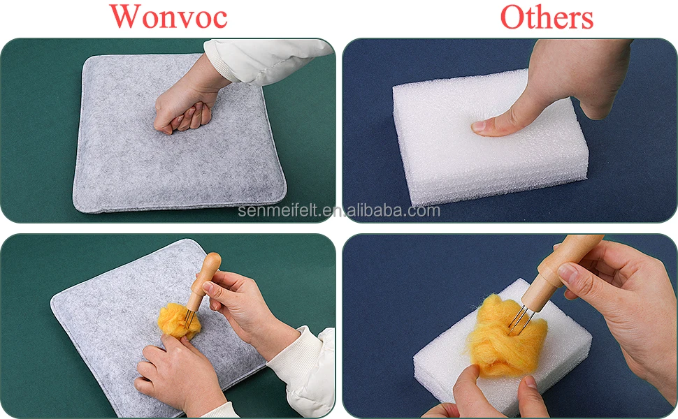 Large Stronger Thicker Sponge Pad Needle Felting Mat With Felting Tool ...