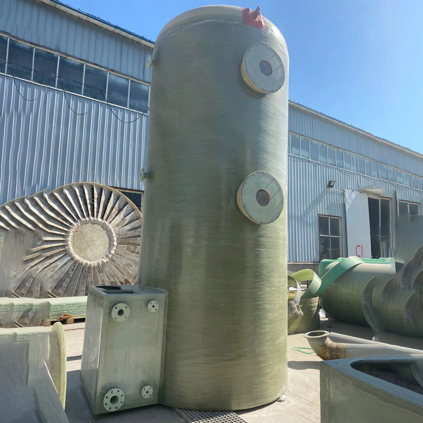 High Efficiency Industrial Gas Scrubber Wet Dust Collector Waste Gas ...