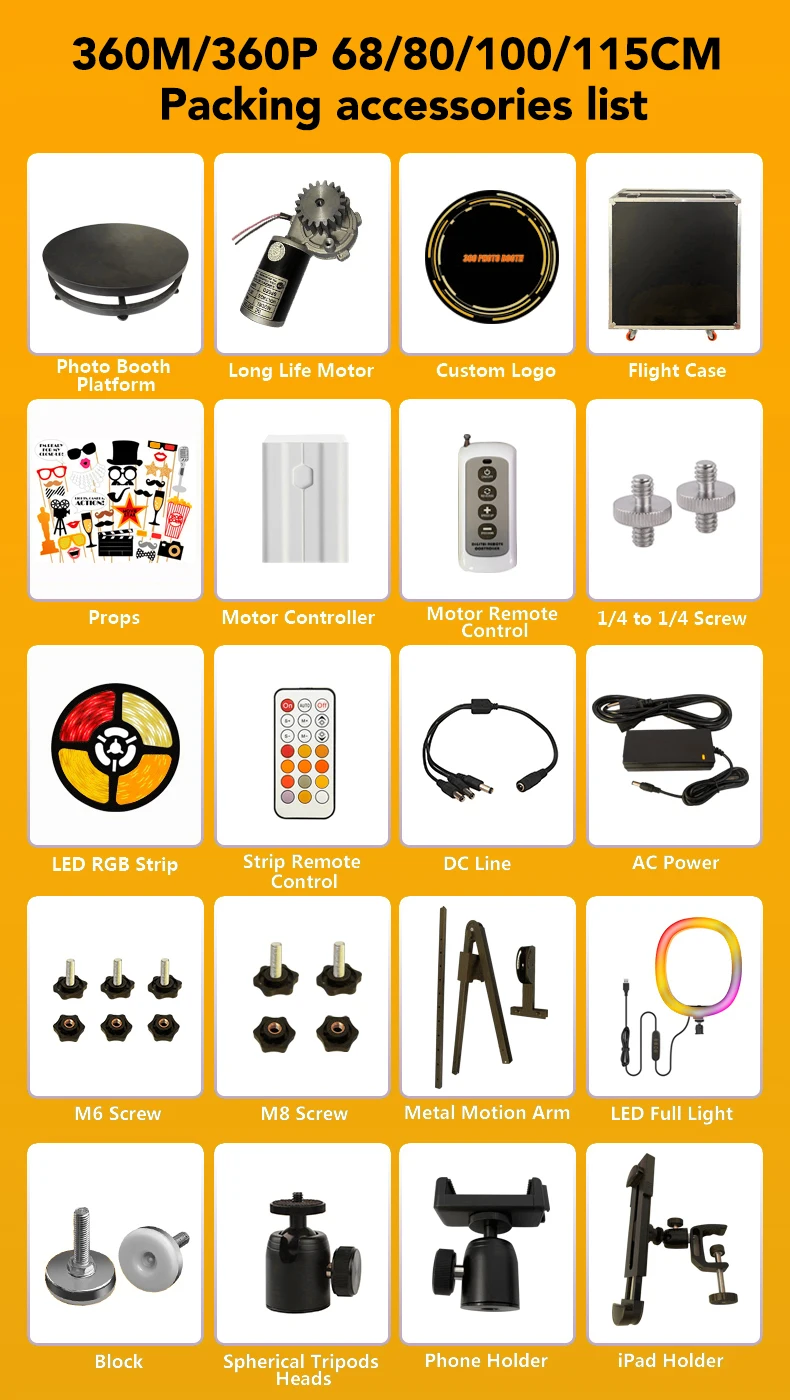 5 Person Wivitouch Cabina 360 Photobooth Profesional Kiosk 360 Photo ...