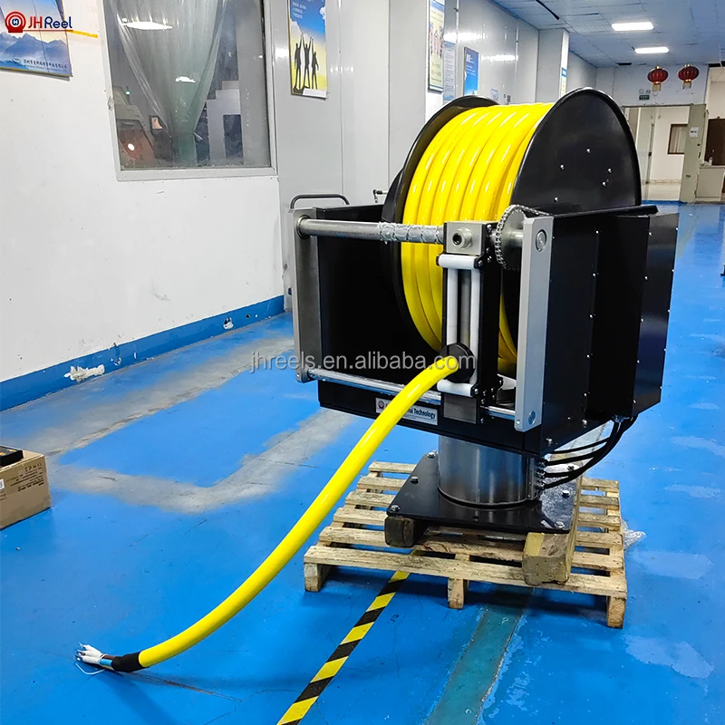 Smart System Cable Reel Large Mechanical Cable Reel Strength Motor Driven For Gantry Crane Cable ...
