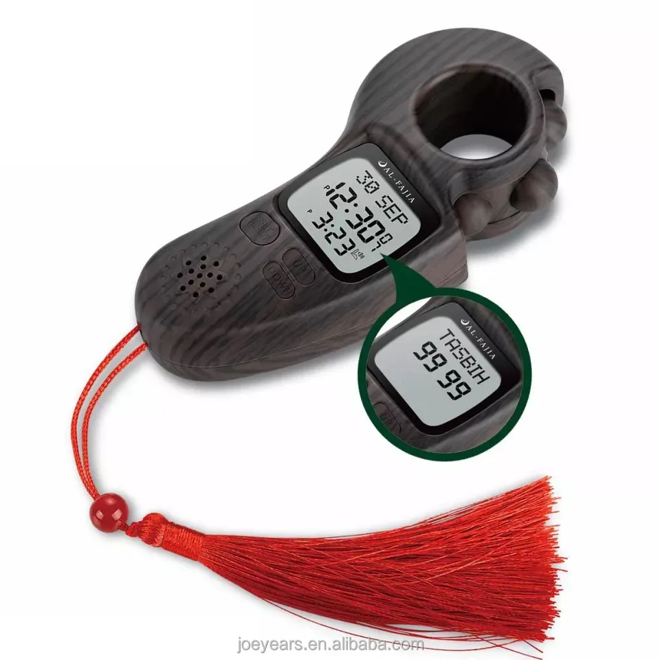 Al-fajia Digital Tasbih Counter Islamic Prayer Time Athan Sound ...