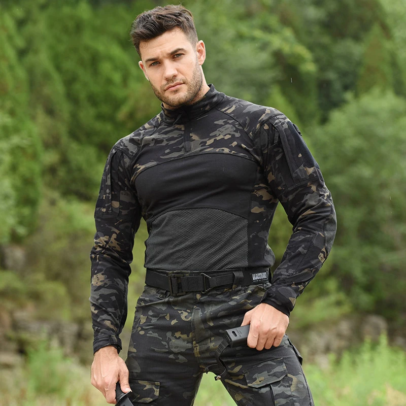 Warehouse Men Camouflaged Uniforms Multicam Camouflage Clothing ...