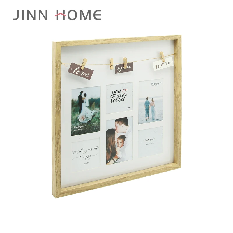Wood Color Walling Hanging Clip Photo Frame - Buy Clip Photo Frame ...