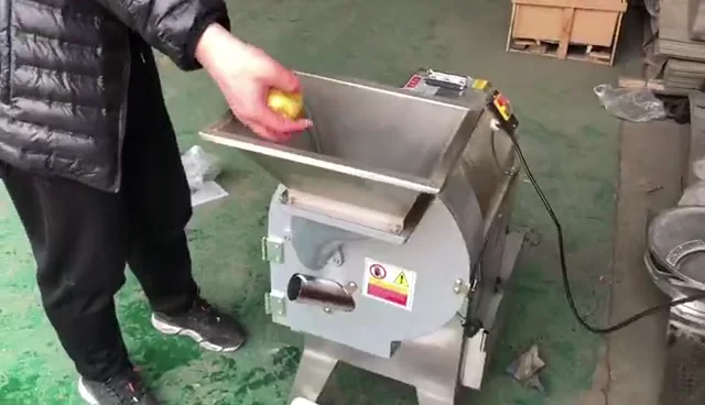 Fruit Vegetable Cutting Machines French Fry Chips Cutter Slicer Machine ...