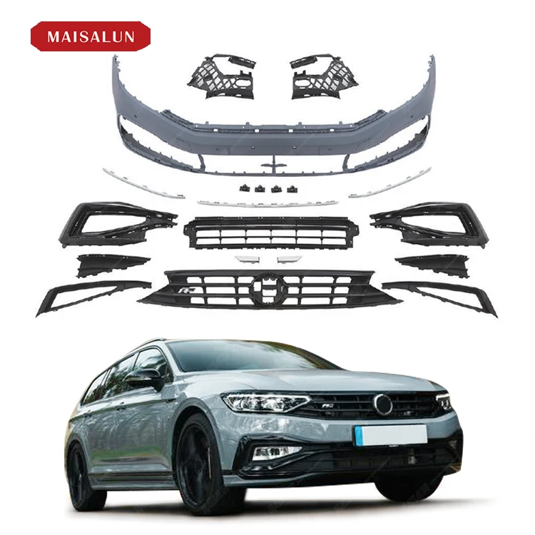 R-line style body kit for Volkswagen Passat B8 update to B8.5 with ...