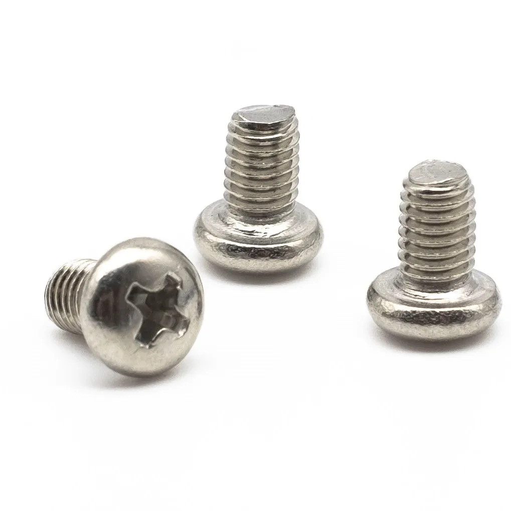 Custom Din 7985 Stainless Steel 18-8 304 Pan Head Round Head Cross Recessed Machine Screw - Buy ...