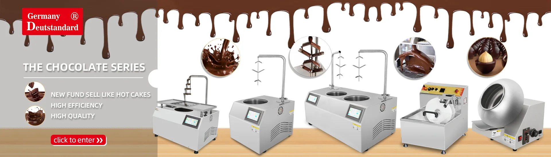 High Efficiency Hot Chocolate Dispenser - Tempering Machine