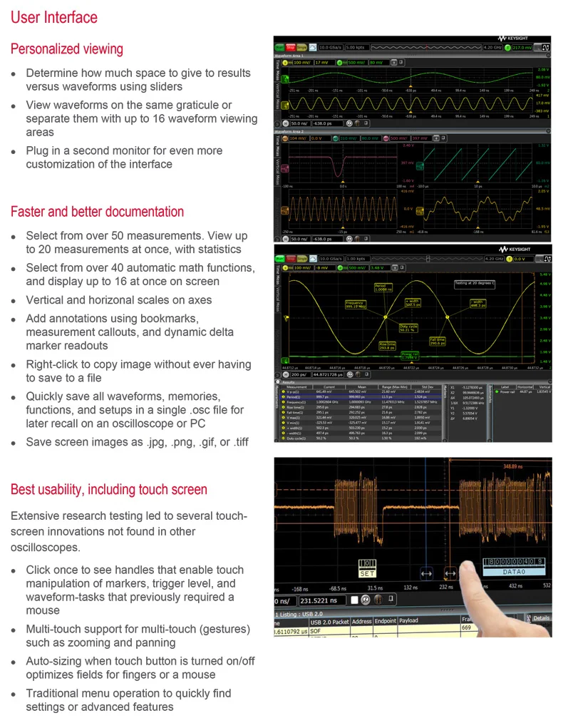 Keysight Infiniium Dsos204a High-definition Oscilloscope 2.0 Ghz 10-bit ...